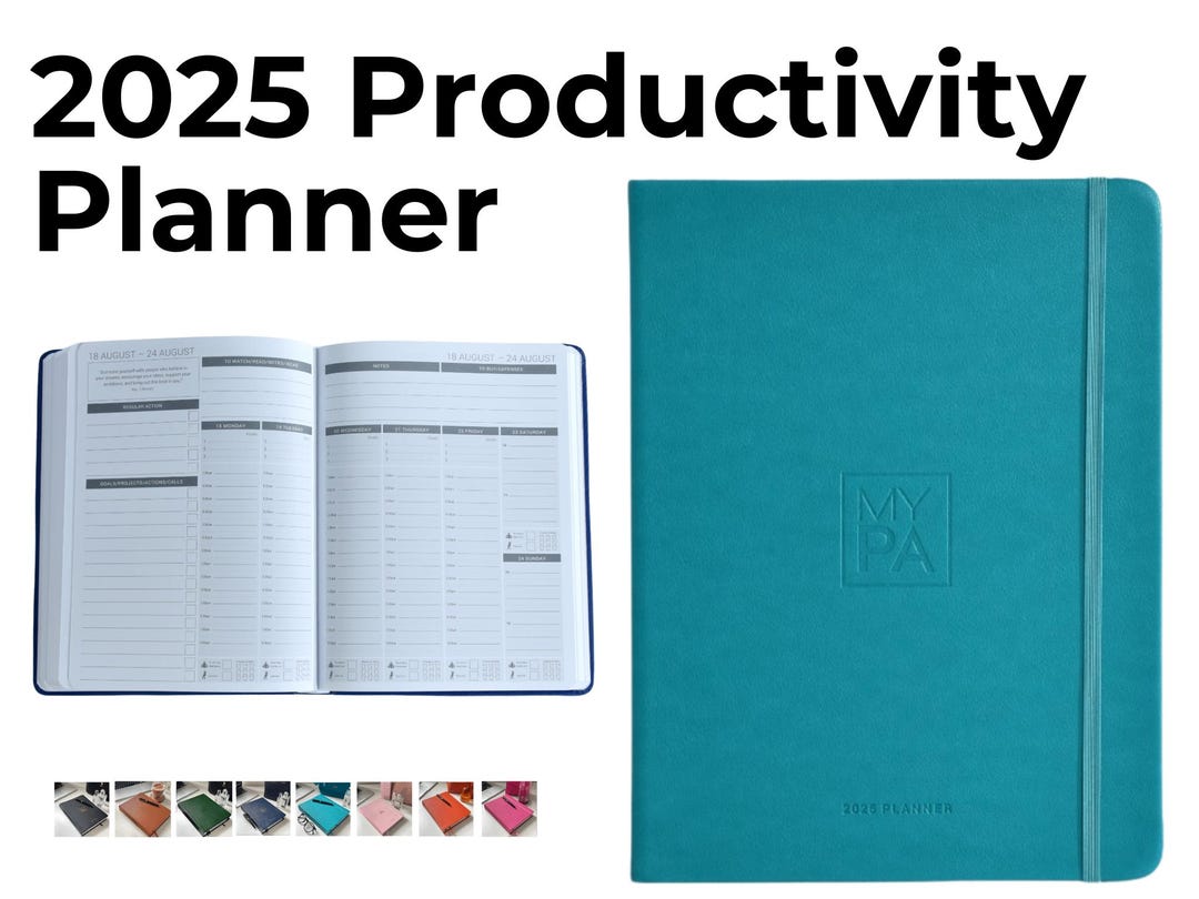 2025 Productivity Planner Time Management & Productivity Planner week ...