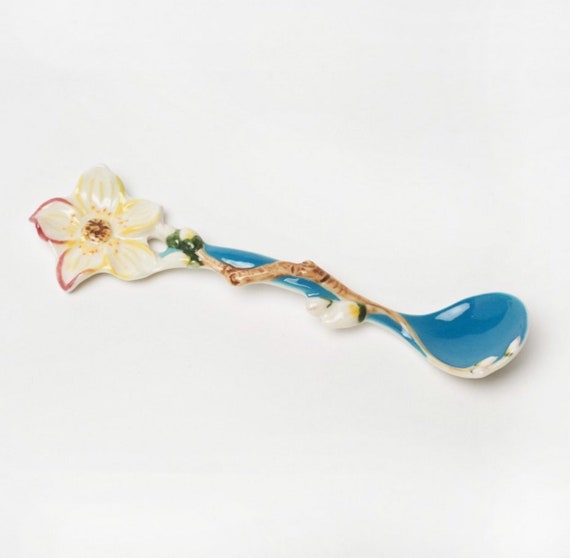 Franz Collection-van Gogh Procelain Almond Blossom Spoon - Etsy