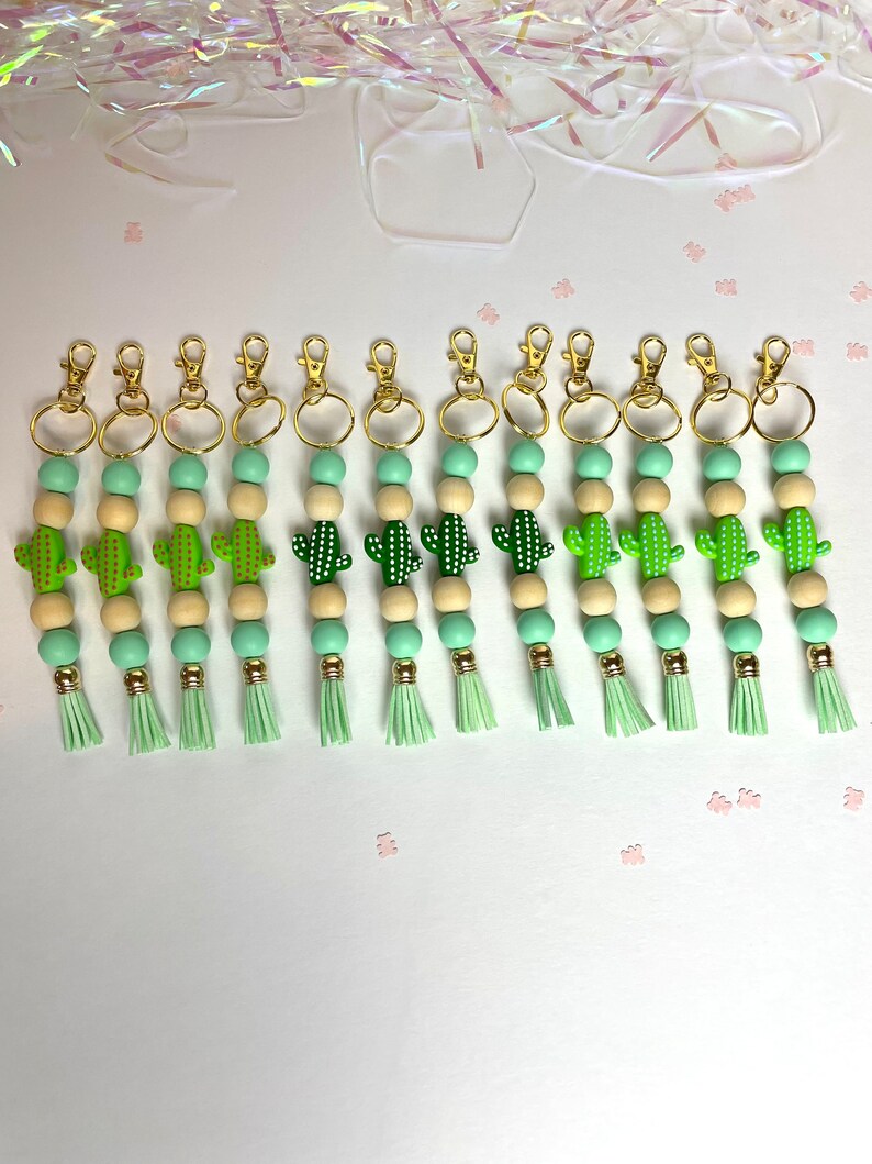 Cactus Keychain, Cactus Accessory, Bag Keychain, Tassel Keychain, Purse ...