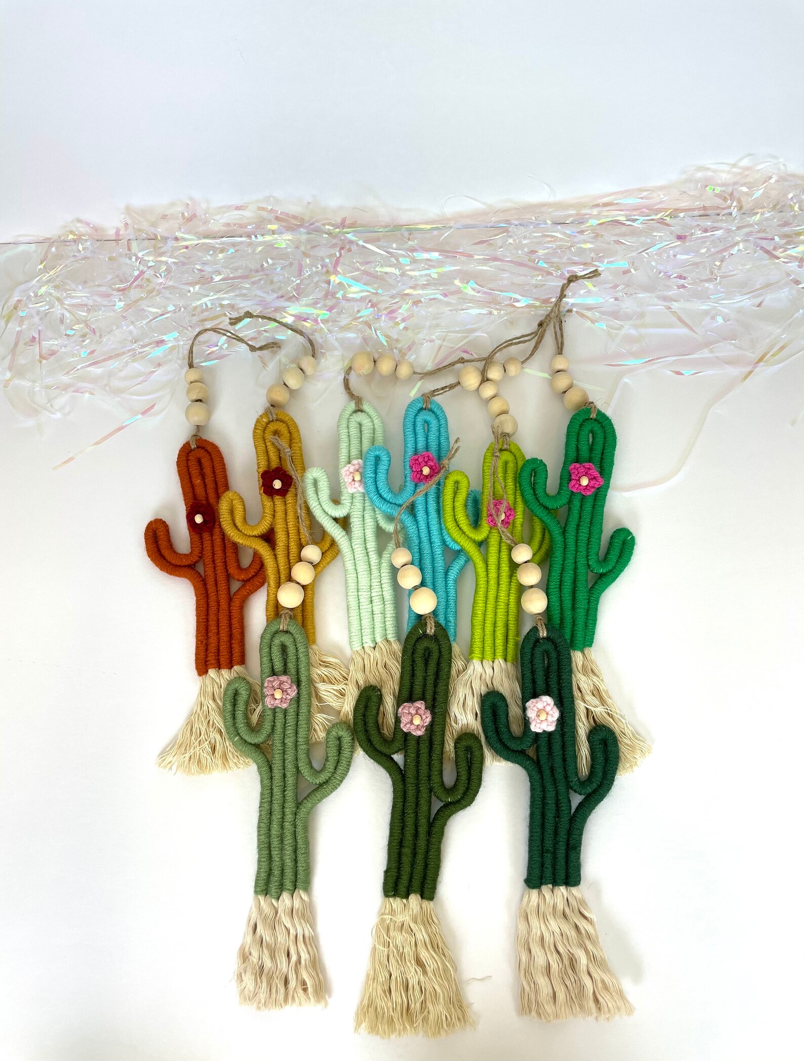 Cactus Macrame, Cactus Wall Decor, Cactus Ornament, Saguaro Decor ...