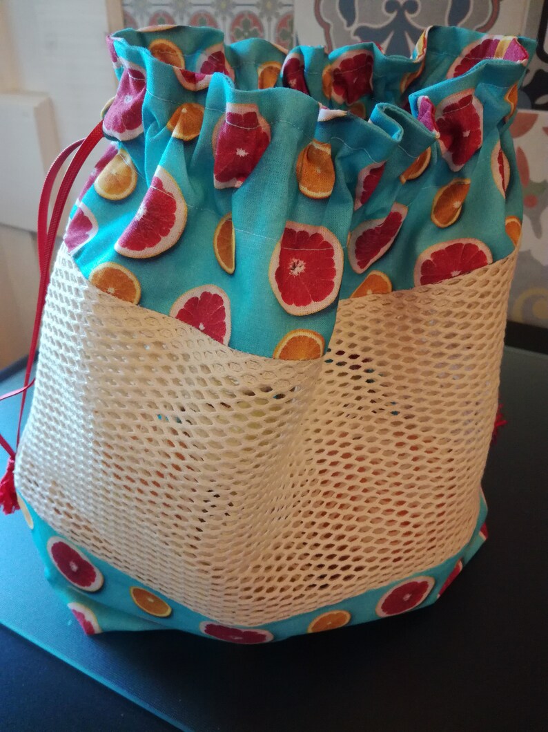 Sac à vrac filet pour fruits & légumes coton bio Sac zero | Etsy