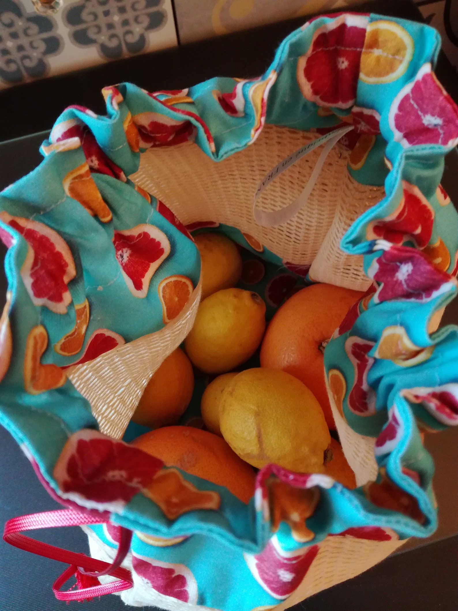 Sac à vrac filet pour fruits & légumes coton bio Sac zero | Etsy