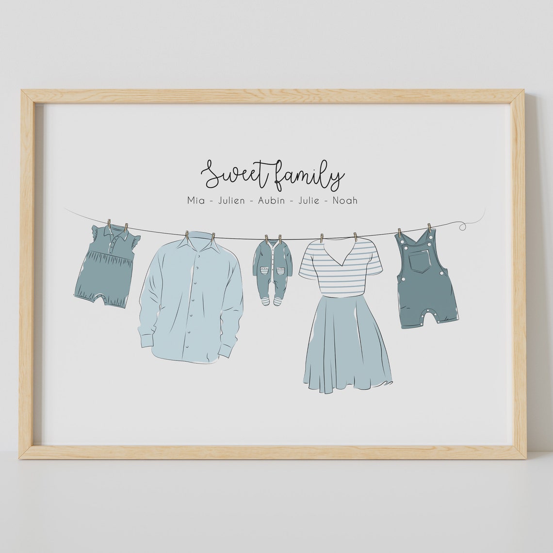 "dressing Family" Poster - Personalized Sailor Family - Clothing ...