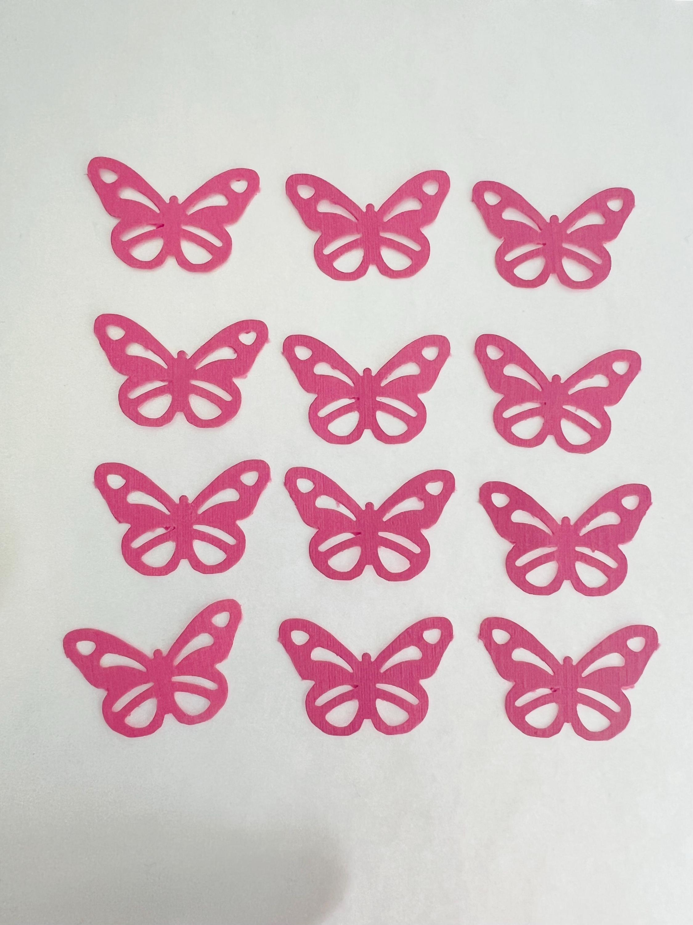 Small Butterflies Cutouts, Butterfly Die Cuts, Paper Butterfly, Paper ...
