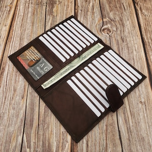 AG Wallets RFID Snap Close Premium Quality Leather Credit Card ...