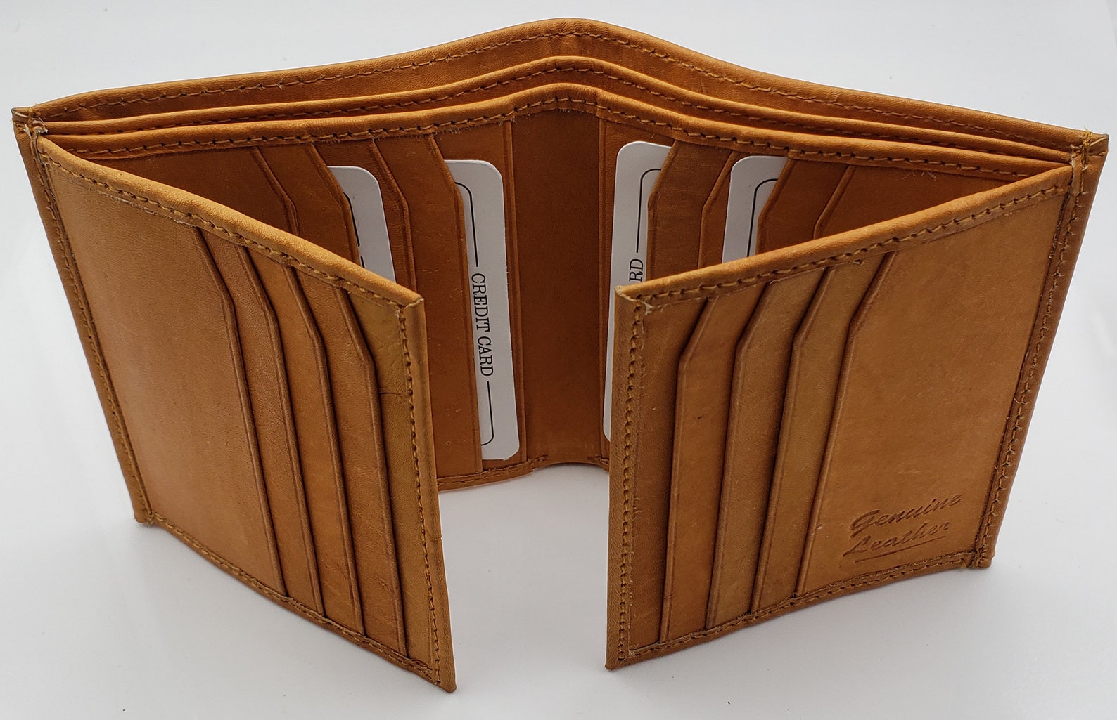 AG Wallets Men's Cowhide Leather European Bifold Multi Card Hipster 2 ...