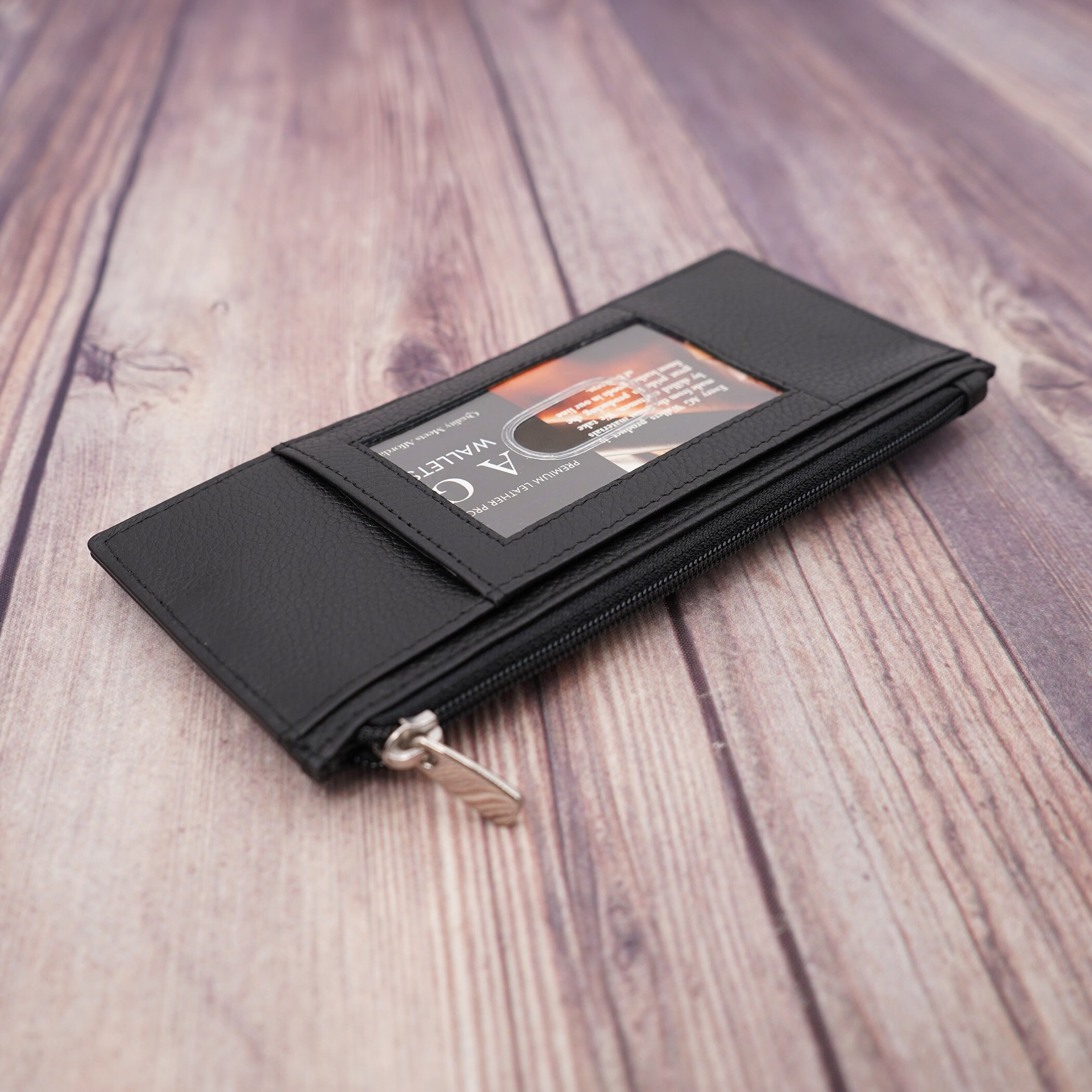 AG Wallets Full Grain Cow Napa Leather Women's Long Credit - Etsy