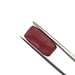 Natural Ruby ~ Long Rectangle Cut Ruby ~treated 11.30 Ct Faceted Rose ...