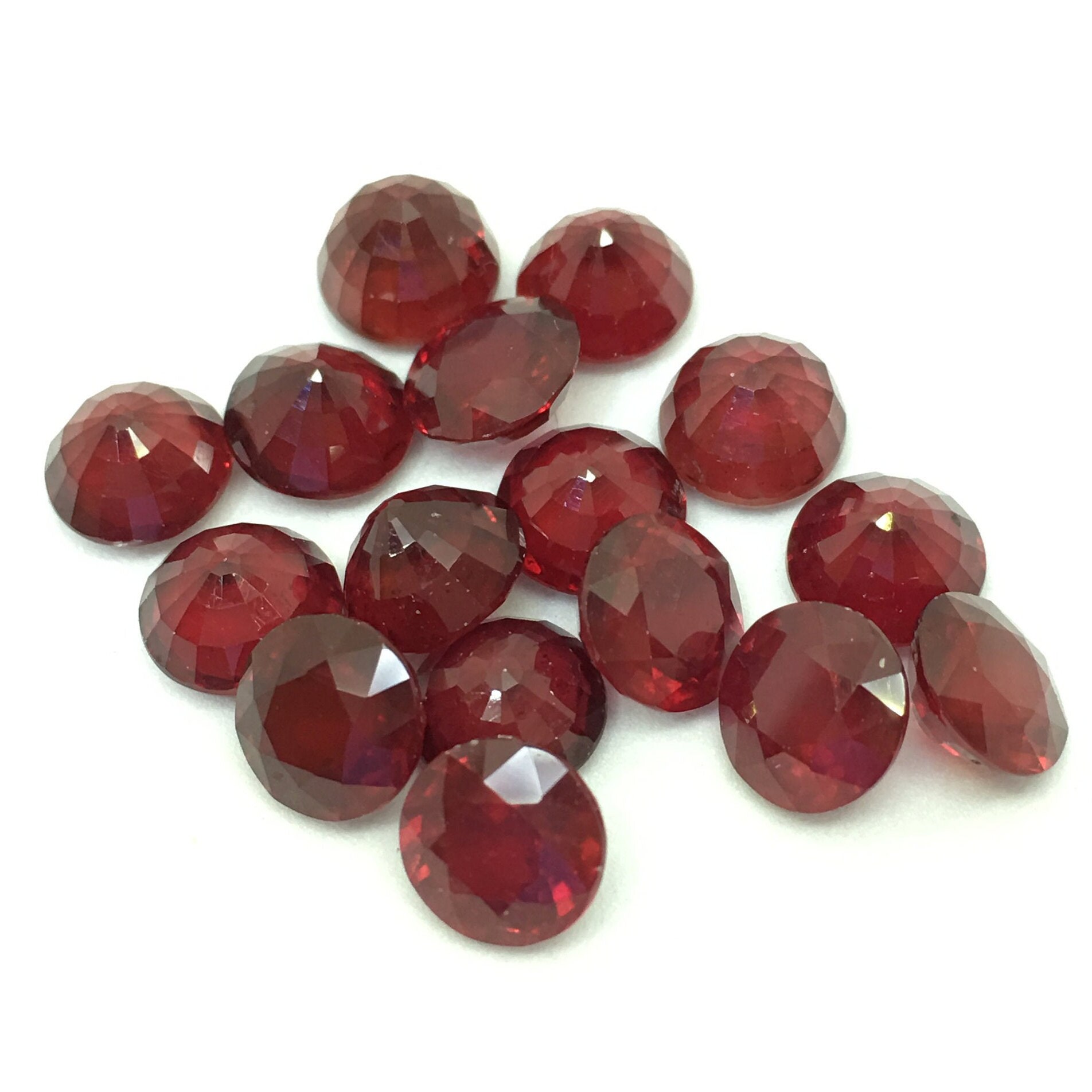 Ruby Natural red African Ruby Lot 7 Mm Size 29.89 Ct 16 - Etsy