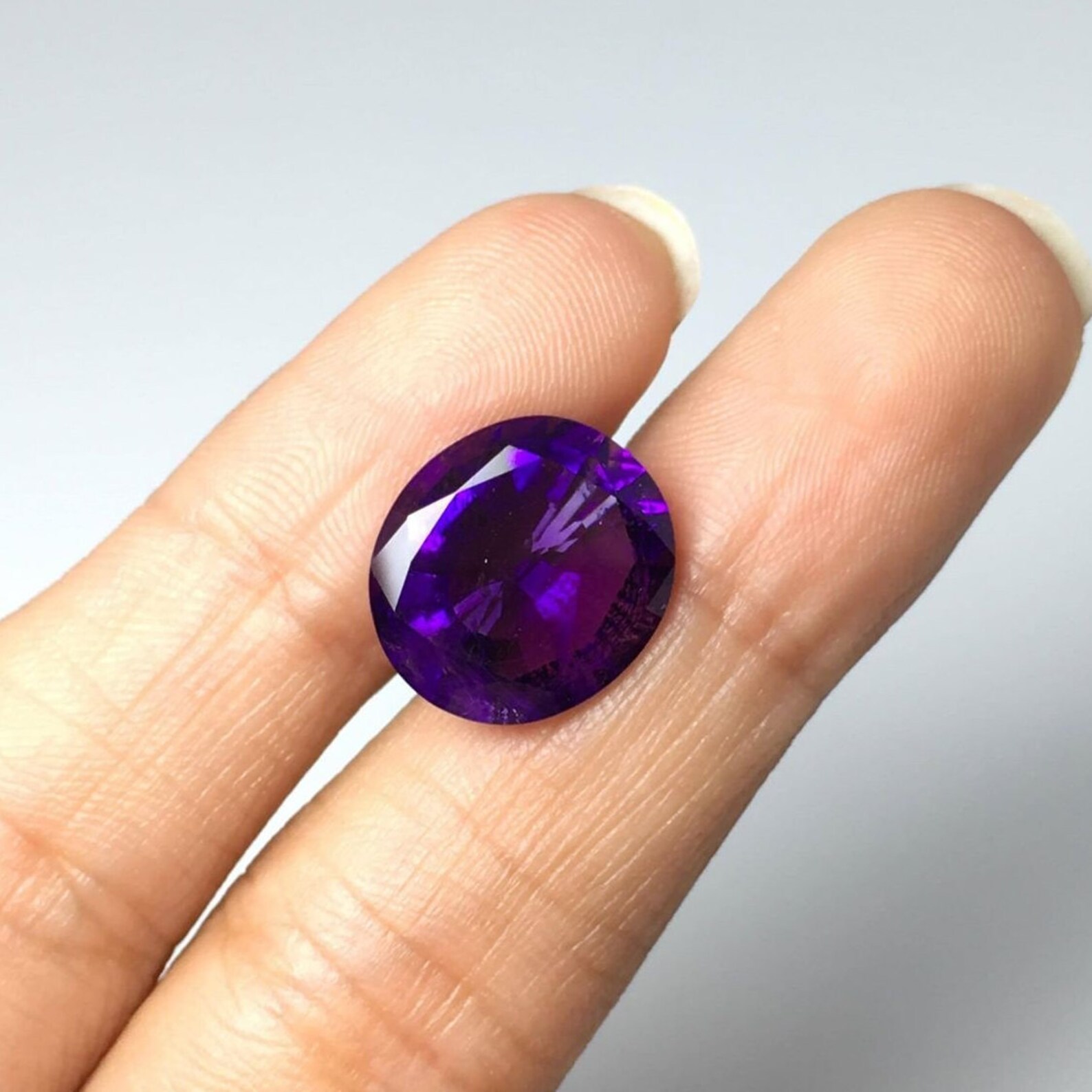 Natural Brazillian Amethyst Deep Purple Amethyst 6.14 Ct - Etsy