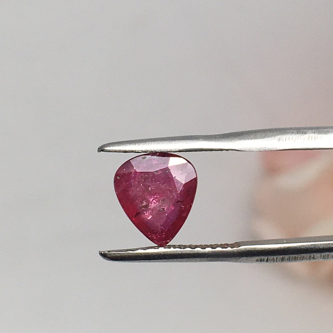 Rubí birmano natural 1.47 Ct Sangre de paloma natural Rubí - Etsy España