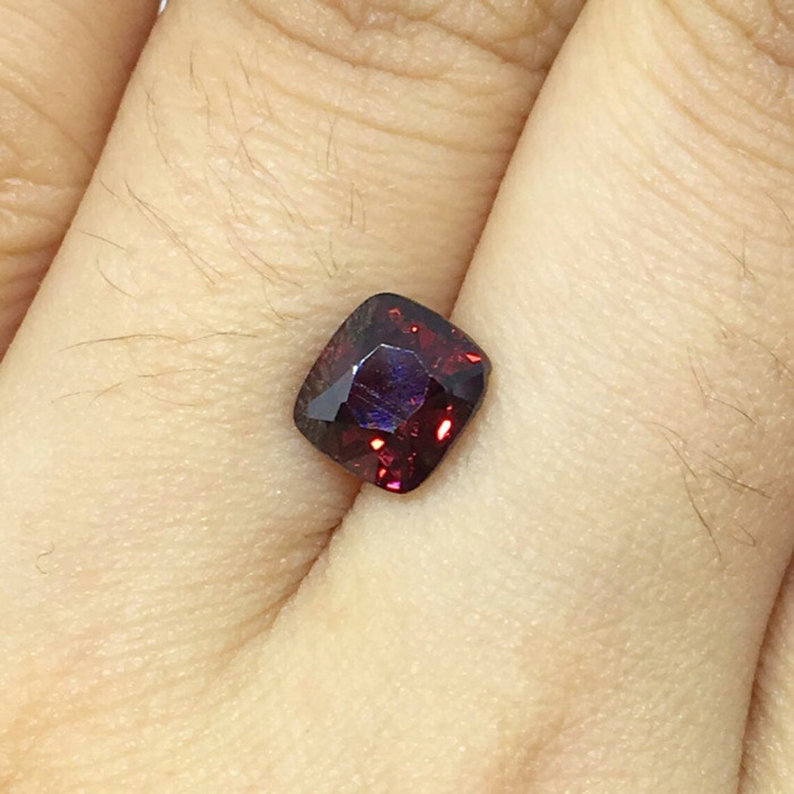 Natural Red Spinel 1.65 Ct Red Gemstone Beautiful Cushion - Etsy