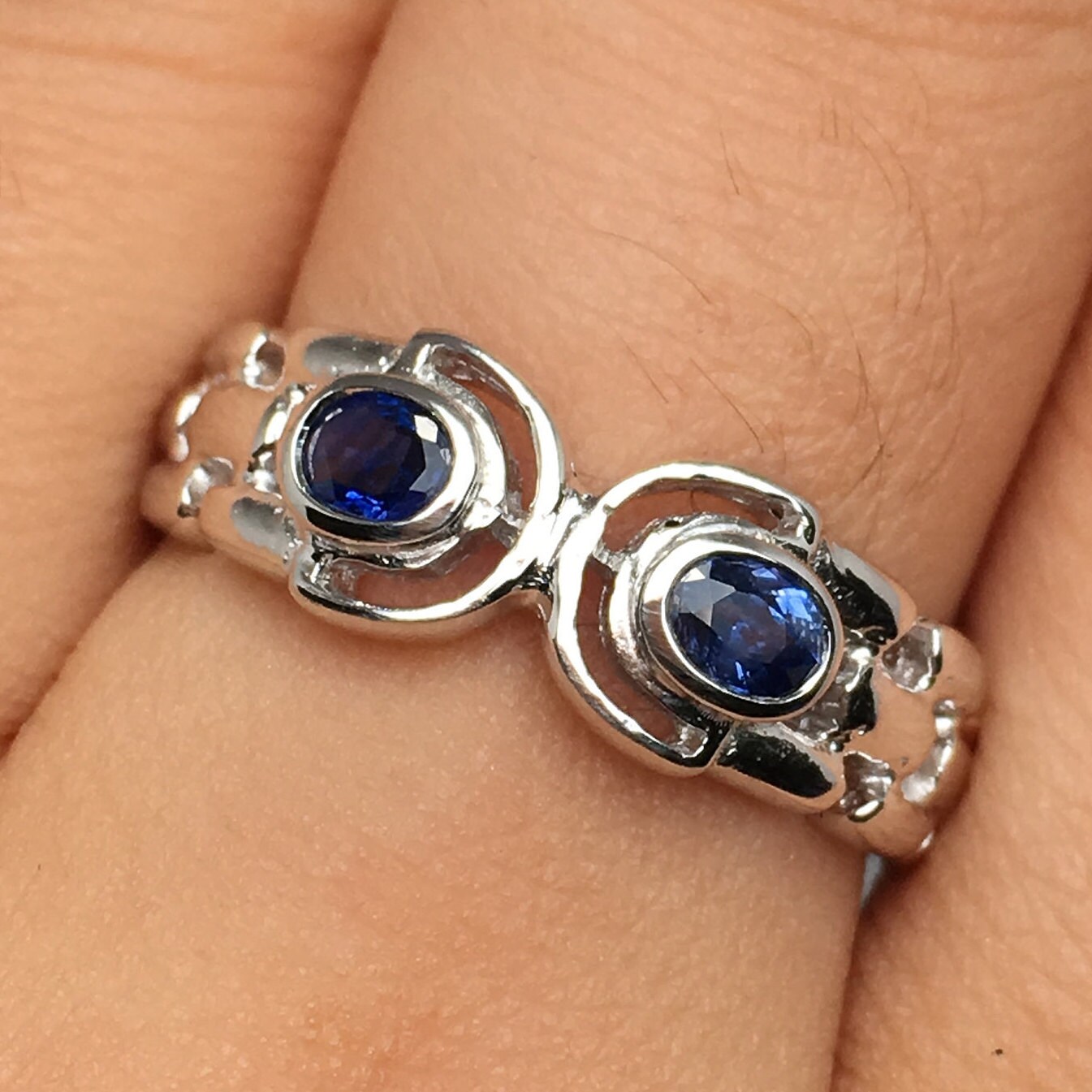 Natural Blue Sapphire Beautiful Sapphire Ring Sapphire | Etsy