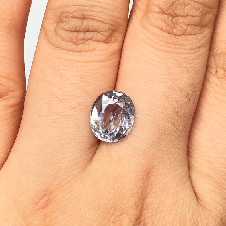 Natural White Spinel Natural Gemstone burma Spinel 2.92 - Etsy