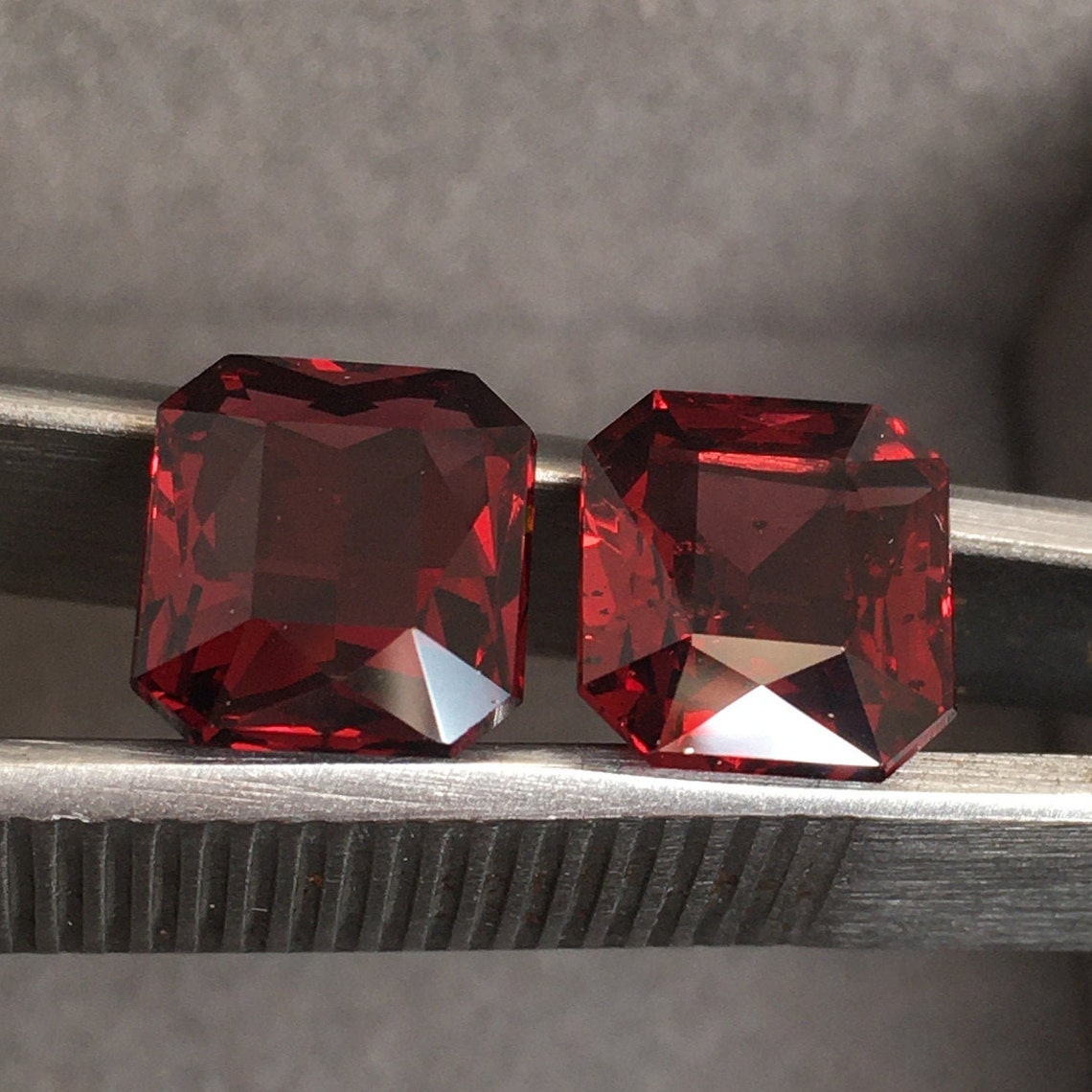 Natural Red Garnet Pair Garnet Gemstones 7.04 Ct 2pcs Eye - Etsy