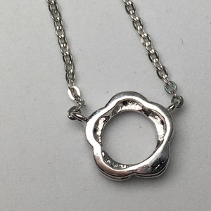 Ruby Necklace Burmese Ruby Floral Necklace sterling Silver White Gold ...