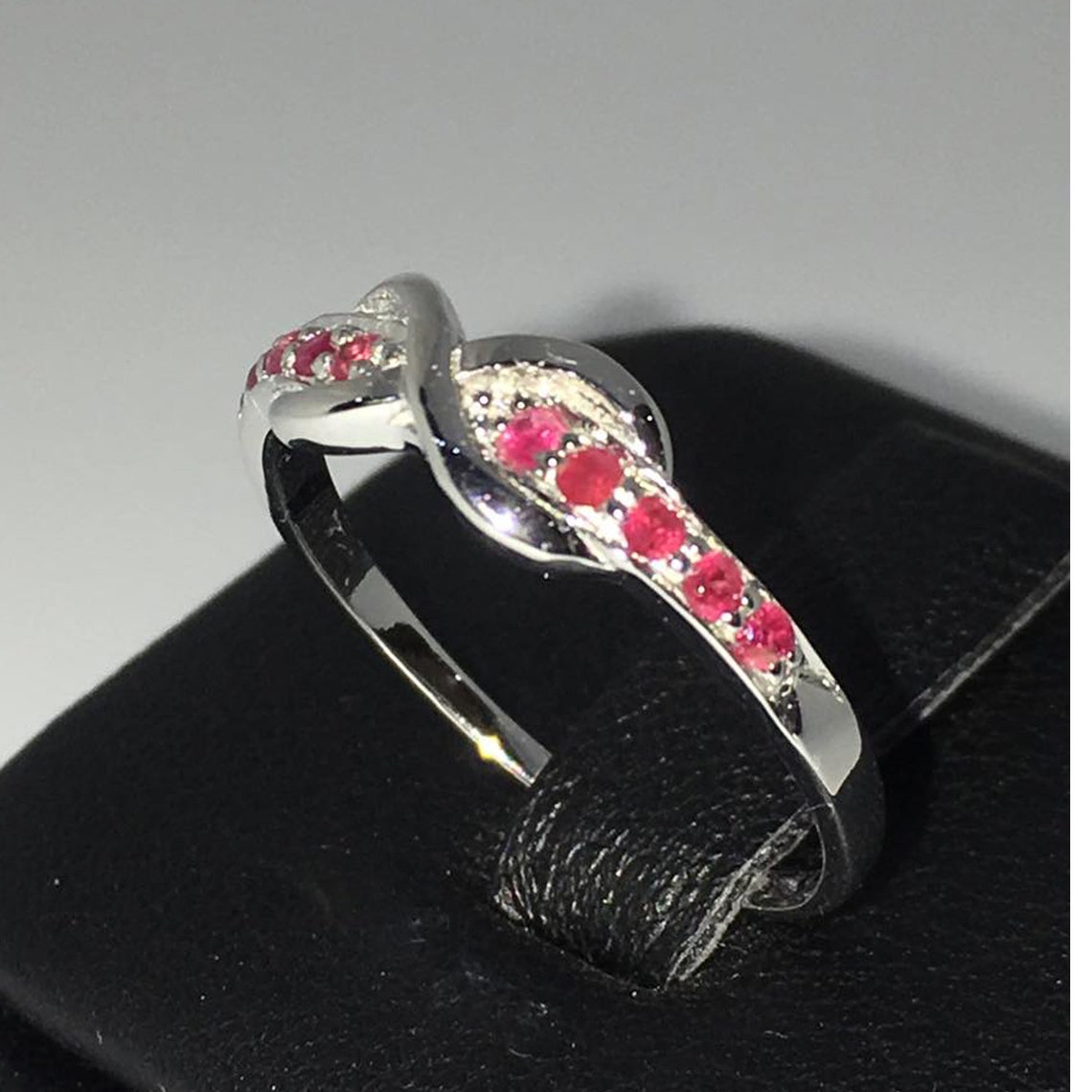 Ruby Infinity Love Ring /gemstones Ring /ruby Ring /valentines - Etsy