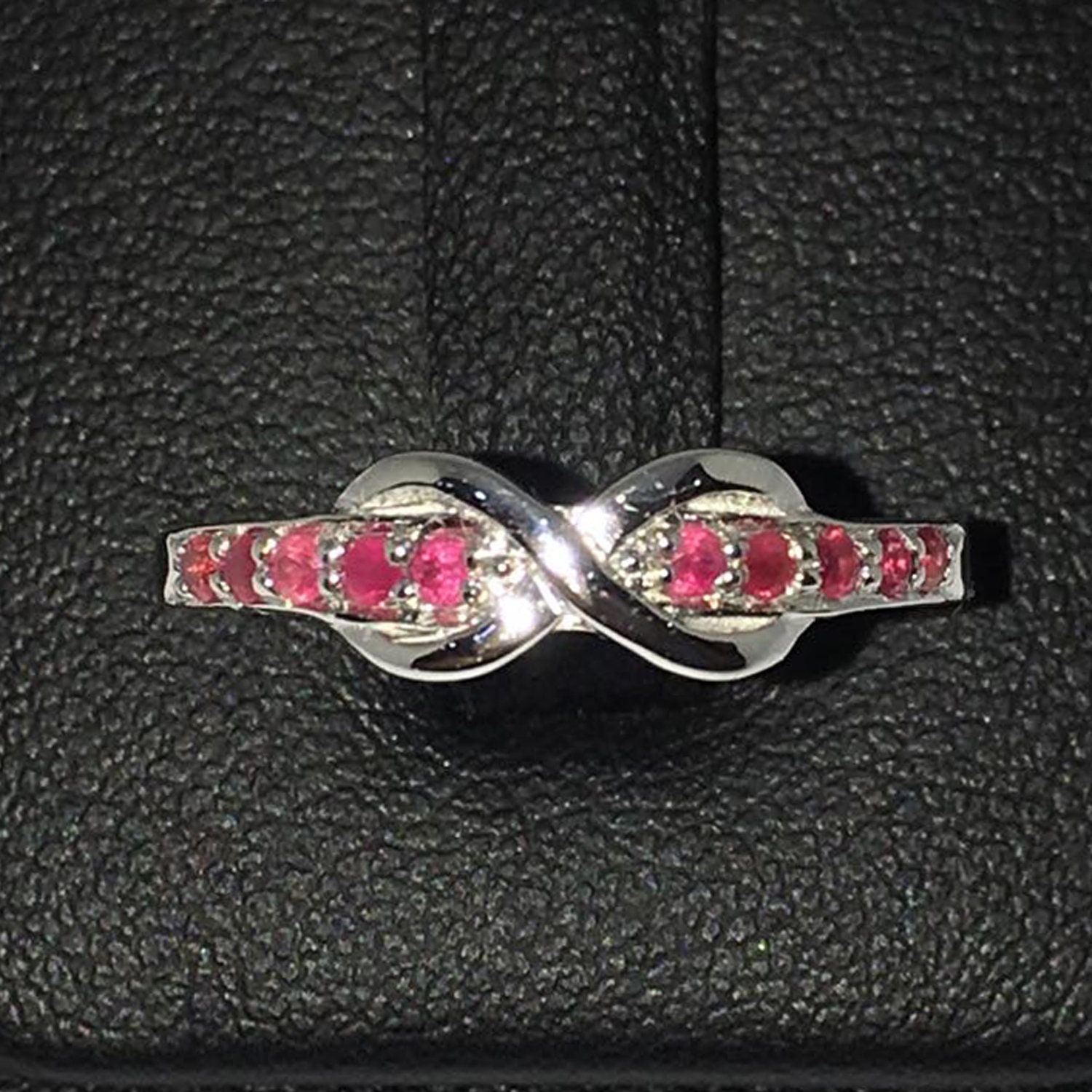 Ruby Infinity Love ring /Gemstones ring /Ruby ring /Valentines | Etsy