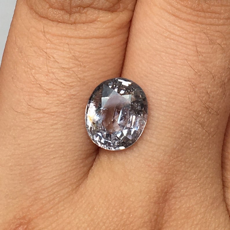 Natural White Spinel Natural Gemstone burma Spinel 2.92 - Etsy