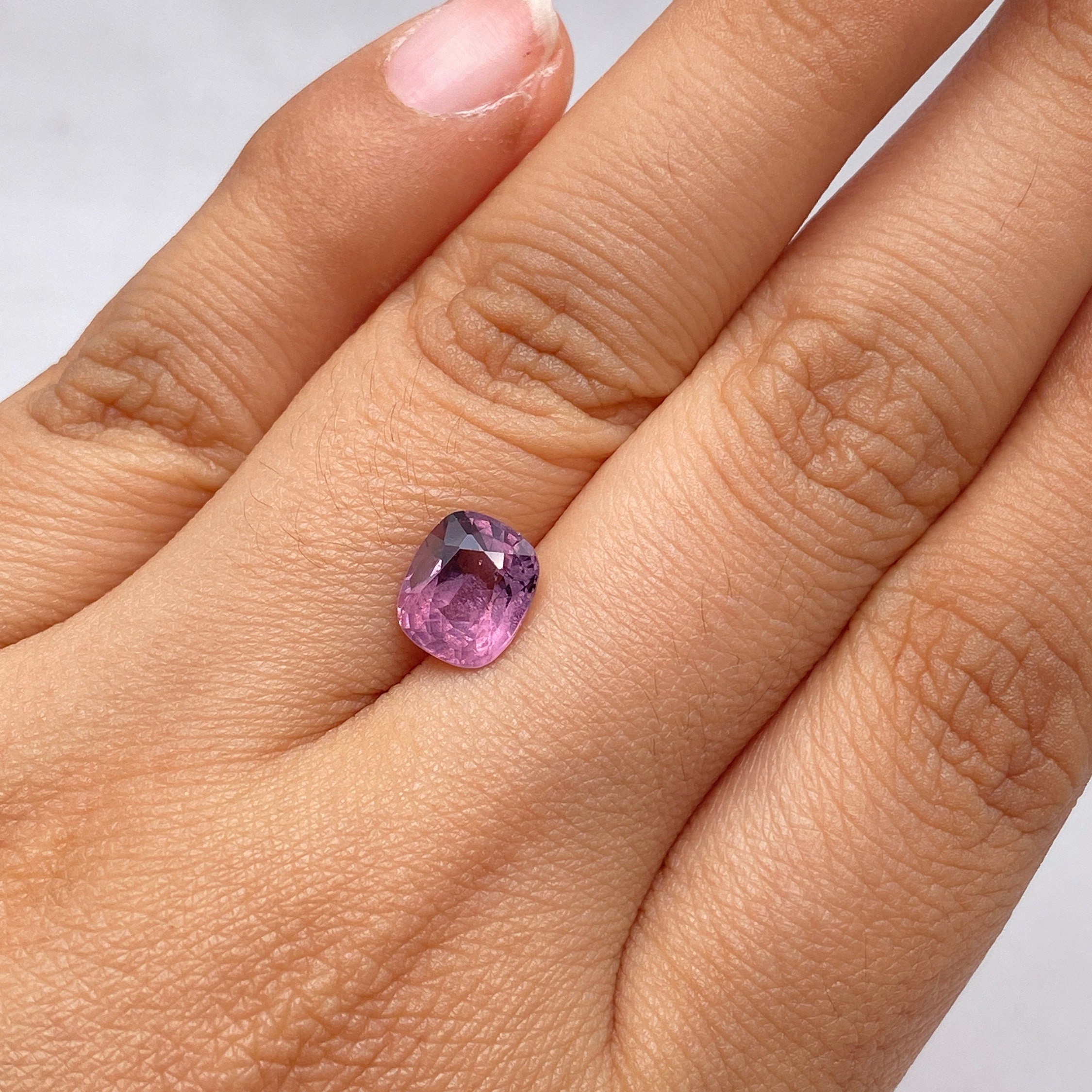 UNHEATED Spinel rare Find Natural Lavender Spinel Cushion Shape Spinel ...