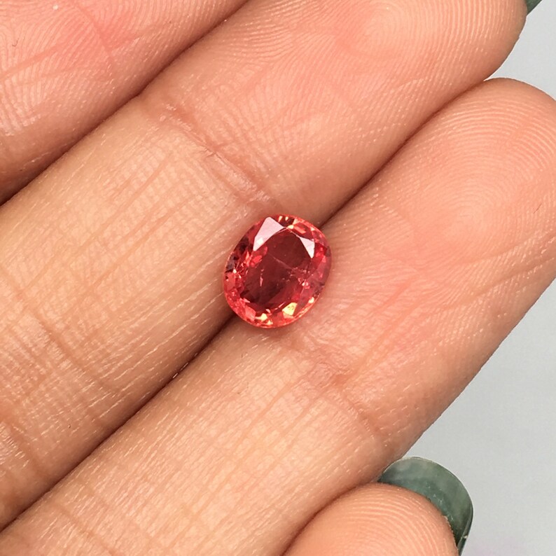 Natural Orange Sapphire Padparadscha Color Beautiful - Etsy
