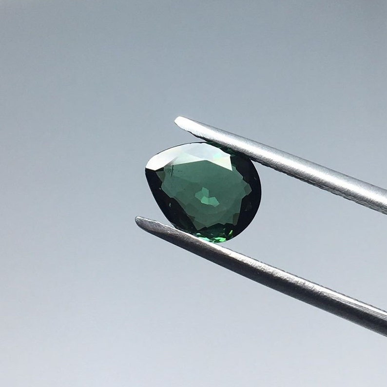 Chrome Tourmaline ~natural Tourmaline ~1.54 Ct Natural Pear Shape ...