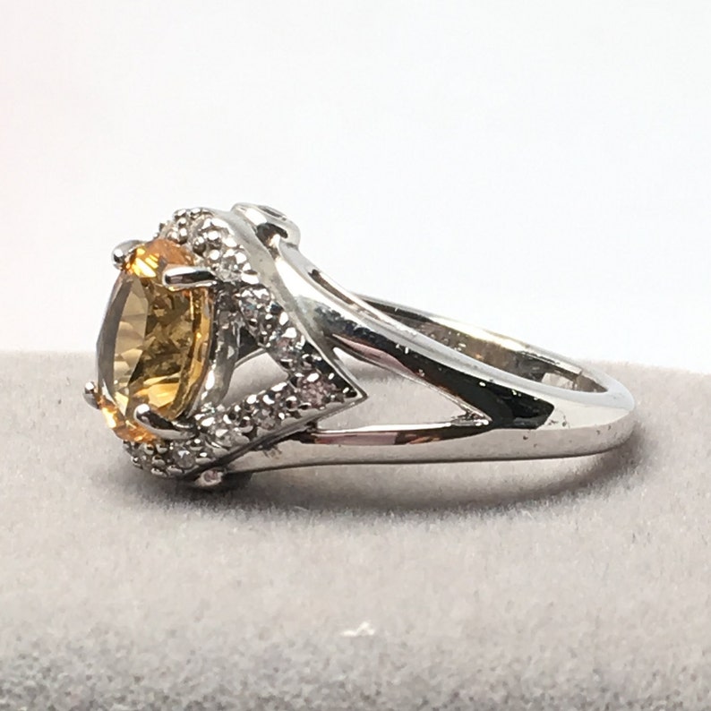 Natural Yellow Citrine citrine Ring citrine - Etsy
