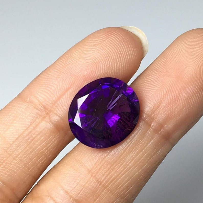 Natural Brazillian Amethyst Deep Purple Amethyst 6.14 Ct - Etsy