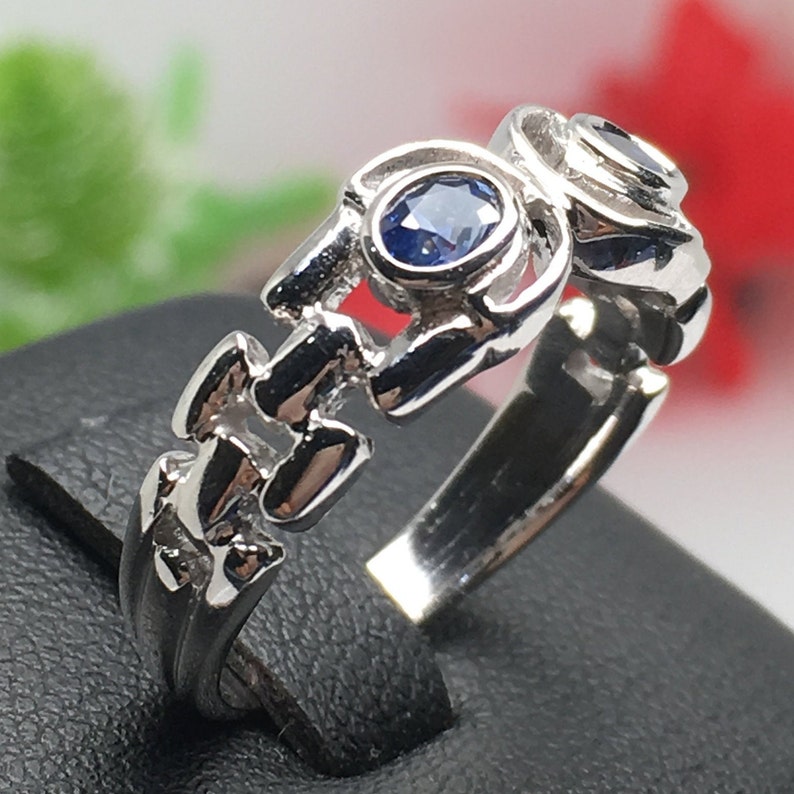 Natural Blue Sapphire Beautiful Sapphire Ring Sapphire - Etsy