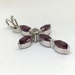 Cross Pendant With Rhodolite Rhodolite Garnet Cross Pendant - Etsy