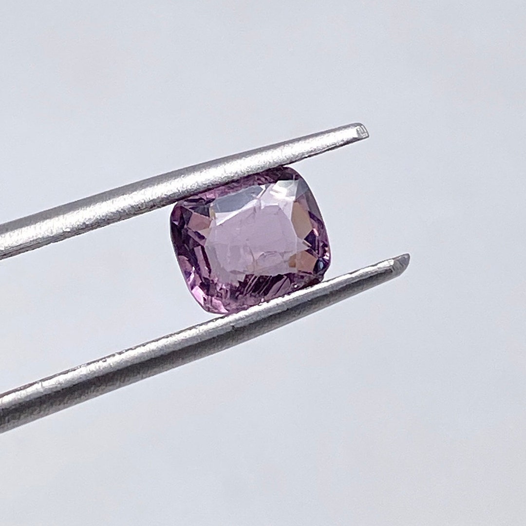 UNHEATED Spinel -lavender Spinel With Certificate ~cushion Shape Spinel ...