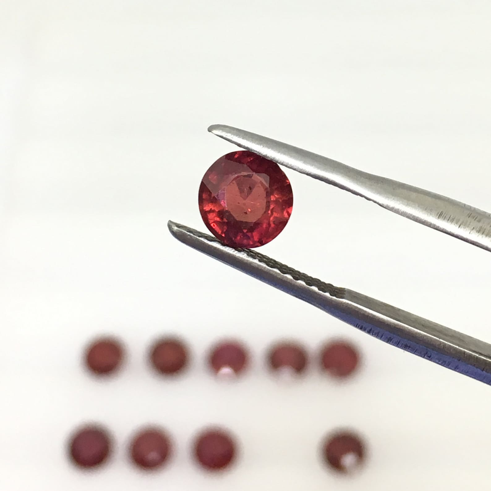 Ruby Natural ~red African Ruby Lot ~5.9 Mm Size 10.68 Ct ~10 Pcs Lot ...