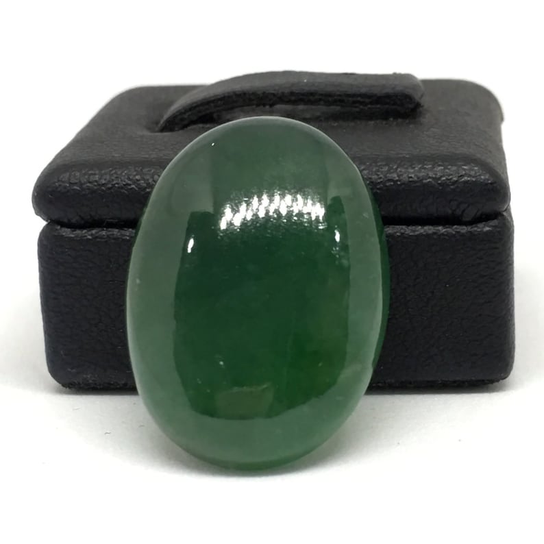 Jadeite ~ Untreated Burma Jade ~ Huge 24.88 Ct Natural Pure Green ...