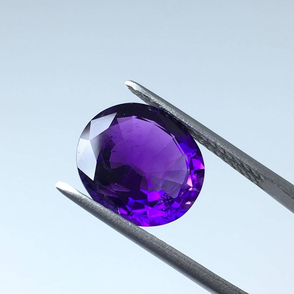 Natural Brazillian Amethyst Deep Purple Amethyst 6.14 Ct | Etsy