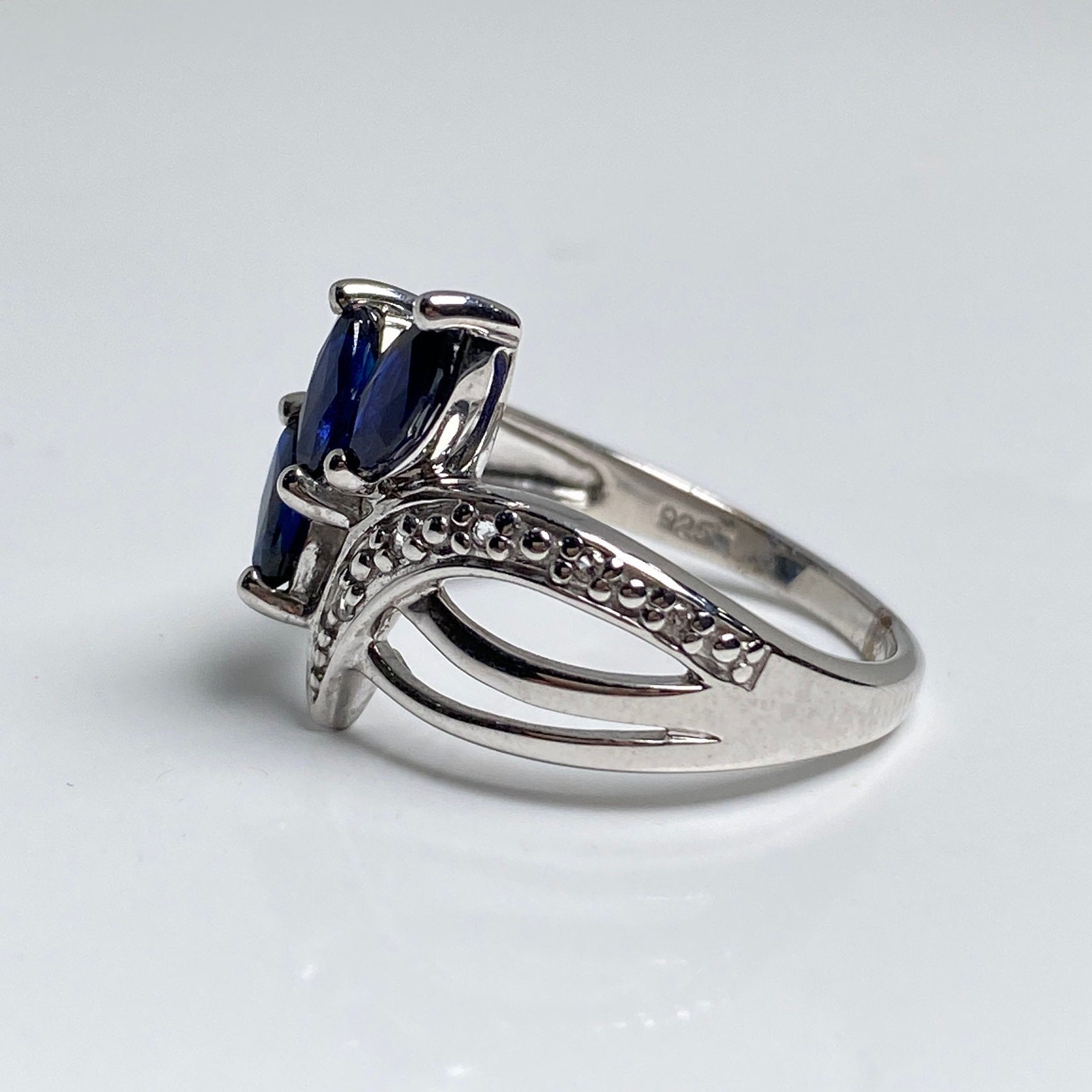 Natural Blue Sapphire Beautiful Sapphire Ring Sapphire | Etsy