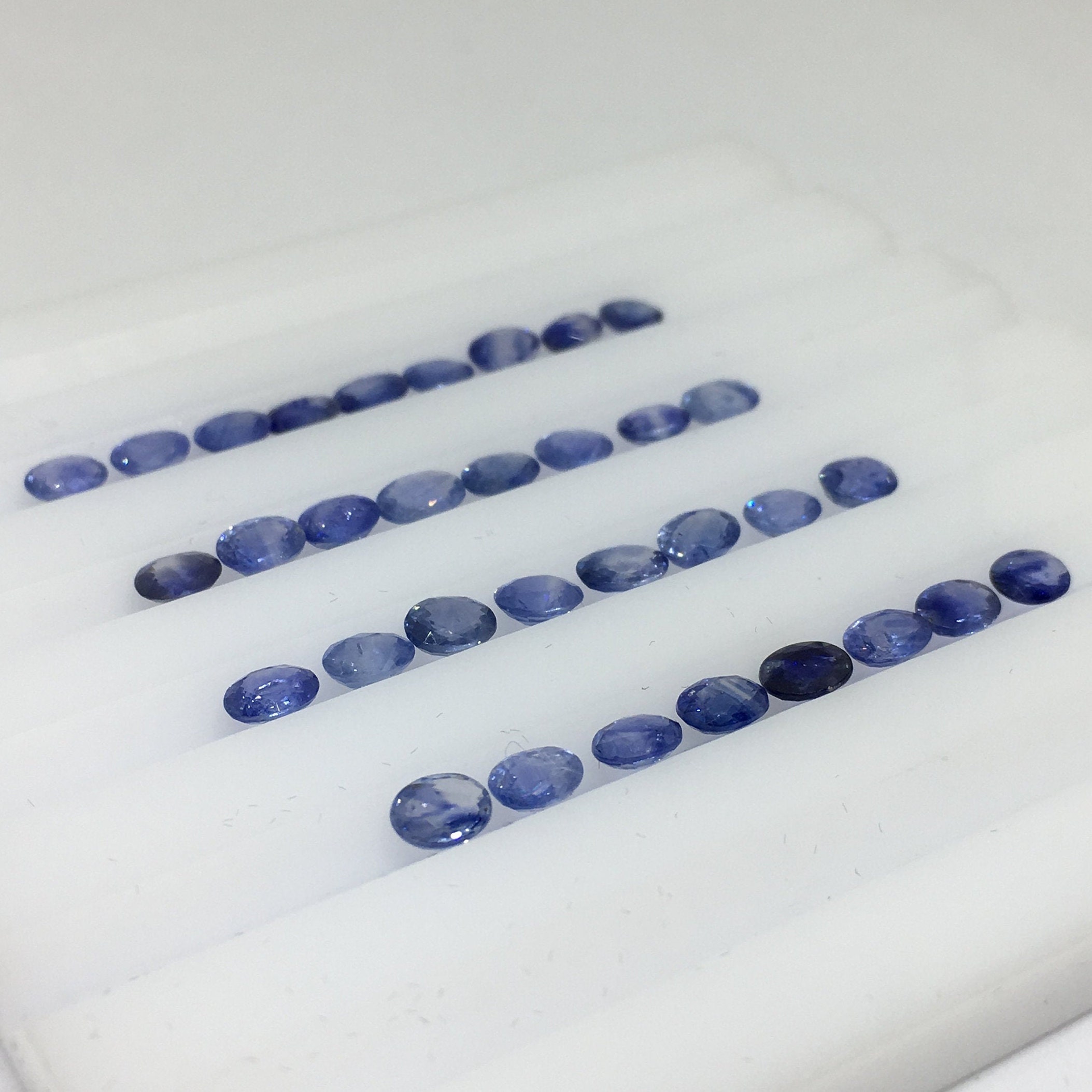 Blue Sapphire Natural Blue Blue Ceylon Sapphire Lot 14.0 | Etsy