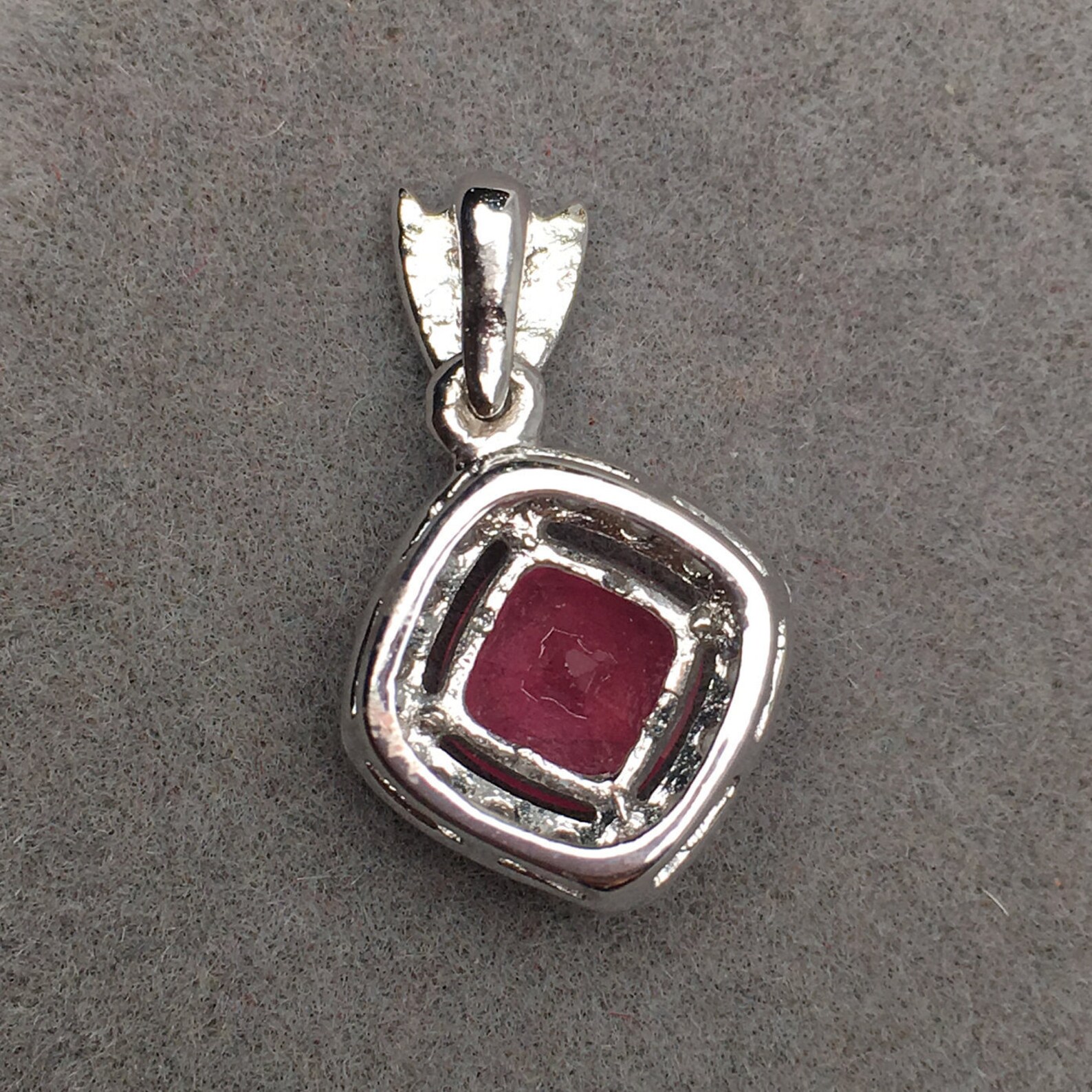 Vintage Style Ruby Pendant Ruby Jewelry Gemstone Pendant - Etsy