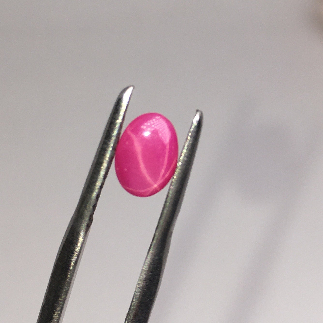 Natural Burmese Star Ruby0.49 Ct Natural Pink Cabochon Ruby oval Shape ...