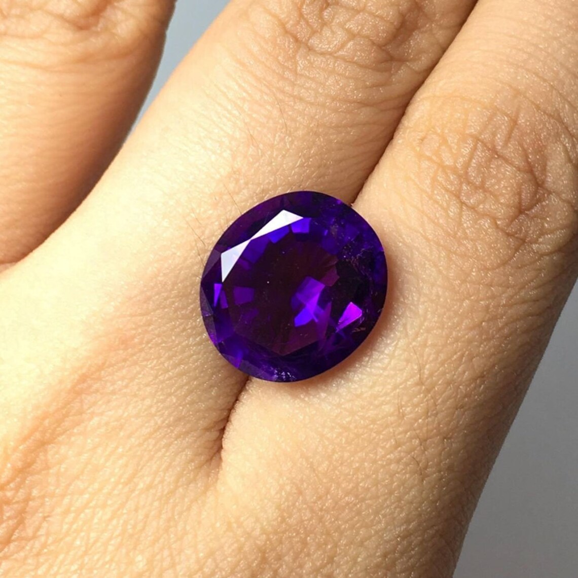 Natural Brazillian Amethyst Deep Purple Amethyst 6.14 Ct - Etsy
