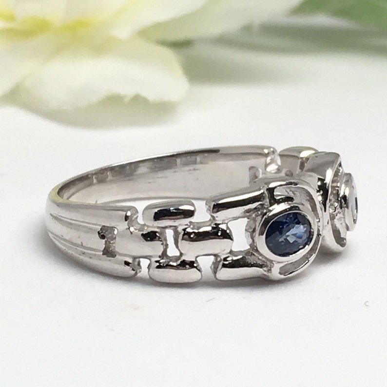 Natural Blue Sapphire Beautiful Sapphire Ring Sapphire - Etsy