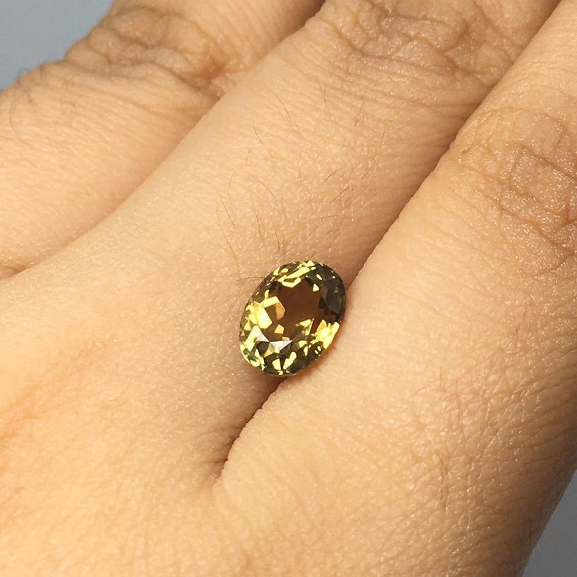 Natural Tourmaline /olive Color Beautiful Tourmaline/1.45 Ct - Etsy