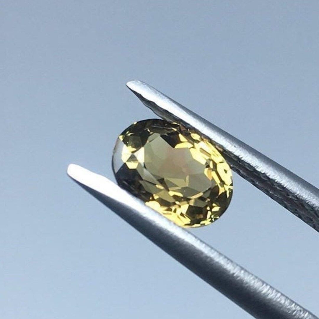 Natural Tourmaline /olive Color Beautiful Tourmaline/1.45 Ct Size ...