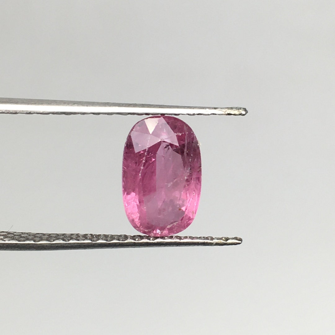 Natural Burmese Ruby 1.65 Ct Natural Hot Pink Ruby long Oval - Etsy