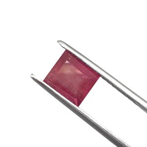 Natural Ruby ~ Treated 3.2 Ct Faceted Cut Ruby ~ Ruby for Your Love One ...