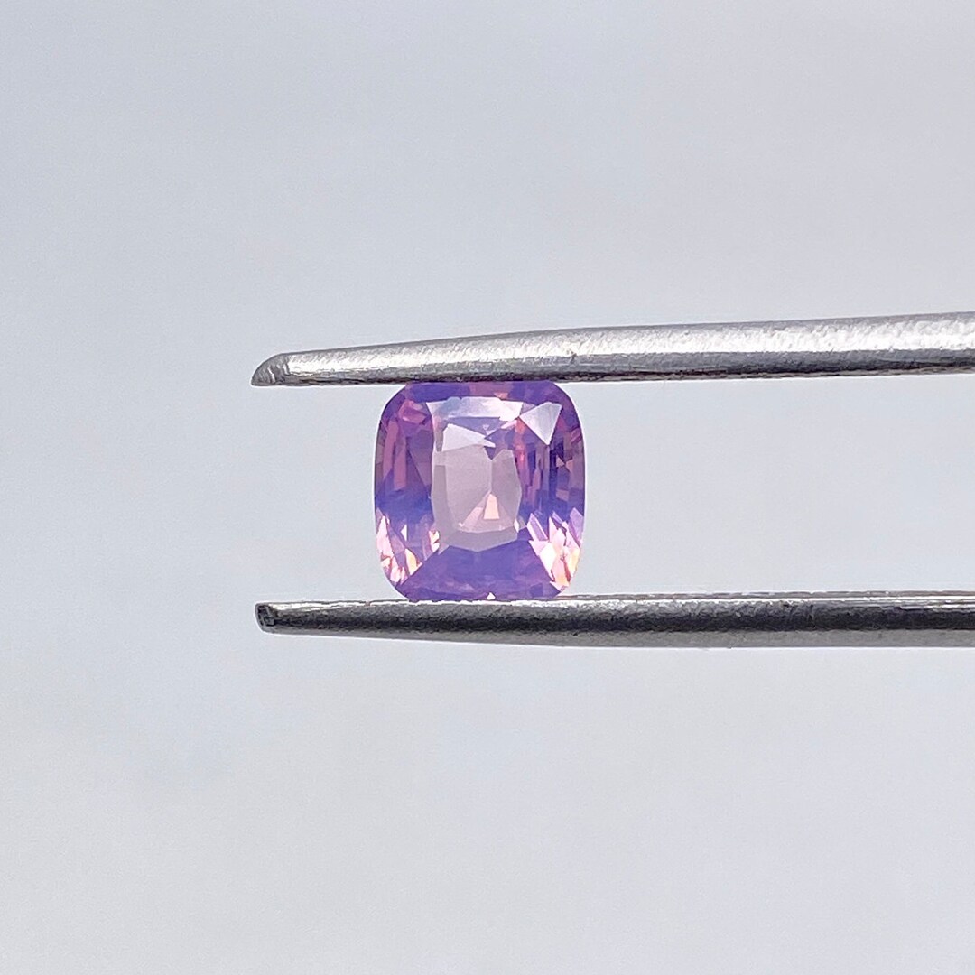 UNHEATED Spinel -lavender Spinel With Certificate ~cushion Shape Spinel ...