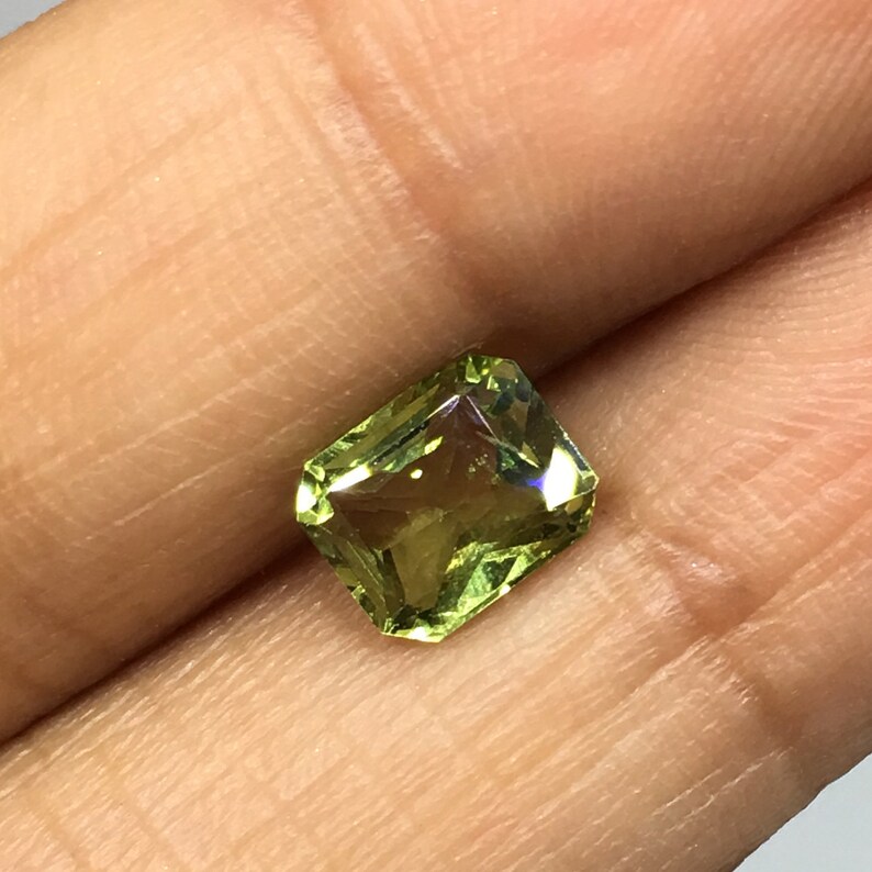 Green Sapphire Natural 1.04 Ct Bright Green Natural Sapphire - Etsy