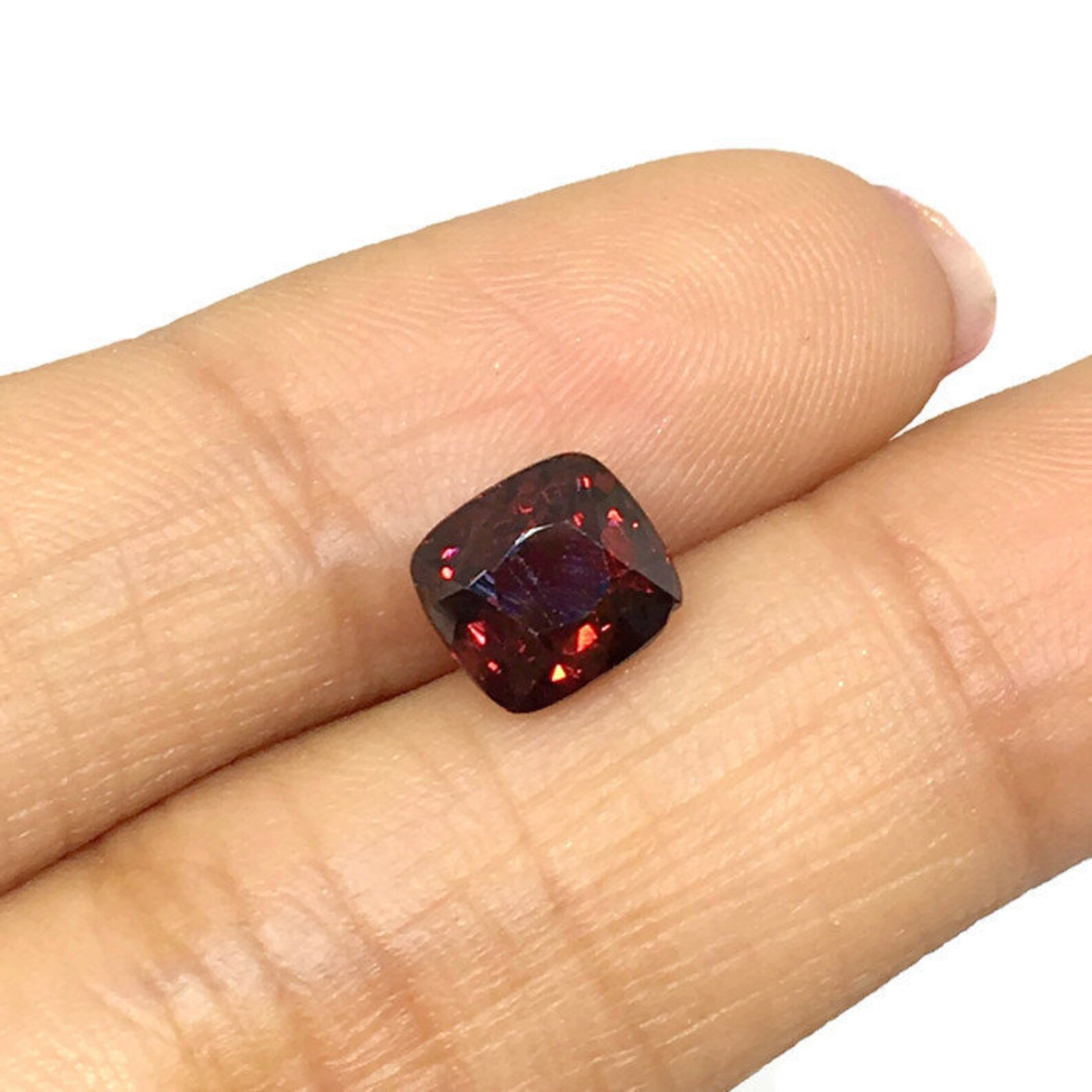 Natural Red Spinel 1.65 Ct Red Gemstone Beautiful Cushion - Etsy