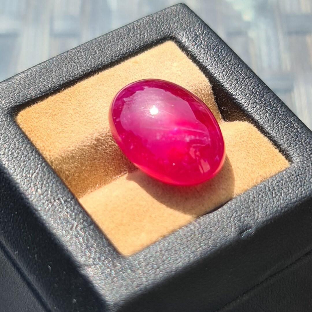 Ruby /treated Ruby/huge Ruby/oval Cabochon Cut/32.91 Ct Size/red Ruby ...