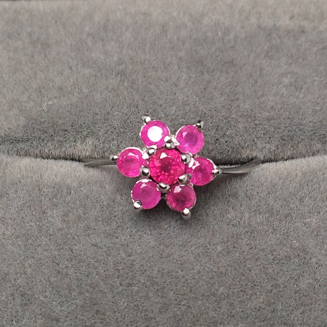 Natural Ruby Lady Ring ~ Women Jewelry ~ Beautiful Rubies Ring ~ Ruby ...