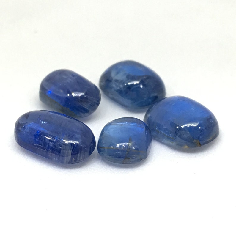 Natural Kyanite Finest Blue Untreated Oval Cut Sparkling Gems Burma ...